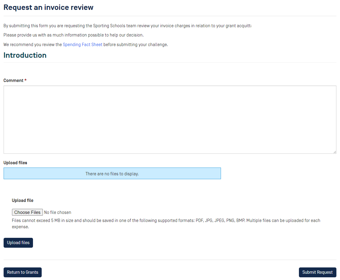 Request a review of an invoice (contest an invoice) – Sporting Schools ...