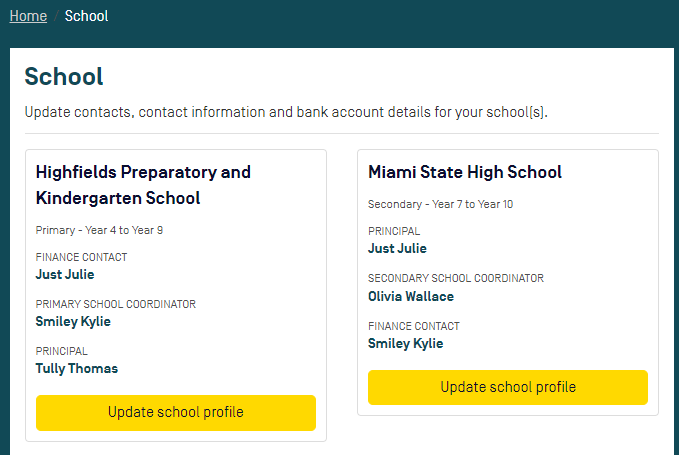 How do I check or update my school's bank details? – Sporting Schools ...